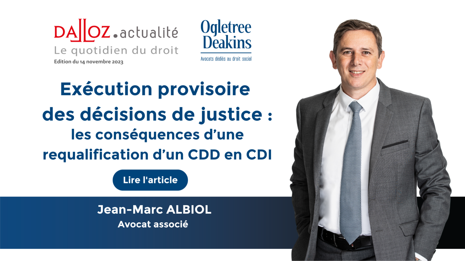 ARTICLE | Dalloz Actualités par Jean-Marc Albiol - requalification de ...