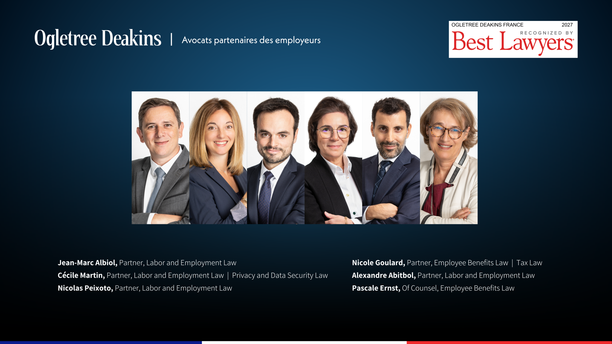 COMMUNIQUÉ | 11 avocats d’Ogletree Deakins distingués dans les guides ...