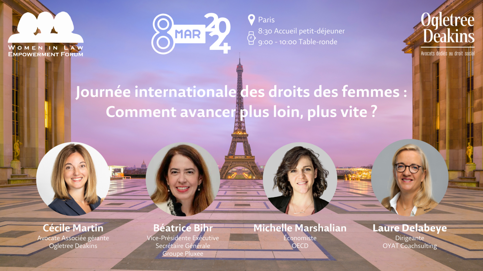 Table-ronde : Journée internationale de la femme : Comment avancer plus ...